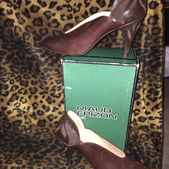 MAUD FRIZON | Shoes | Maud Frizon From Paris Brown Leather Pumps | Poshmark